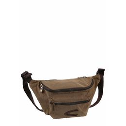 Bauchtasche Camel Active "Journey", Herren, Gr. B/H/T: 29cm x 13cm x 7cm, beige (braun), Nylon, Taschen, Herren Crossbody-Bag, funktional perfekt f&uuml;r alle Lebenslagen