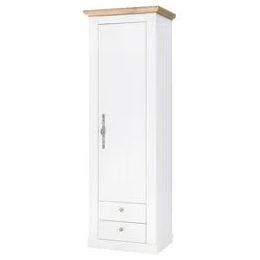 Schuhschrank OTTO HOME "WESTMINSTER BESTSELLER", wei&szlig; (pinie wei&szlig;, wotan eiche), B:66cm H:203cm T:46cm, Schr&auml;nke, Schuhschrank, im romantischen Landhausstil