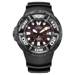Taucheruhr Citizen "Godzilla-Promaster Professional Diver 300", schwarz (schwarz, rot), Armbanduhren, Herren, Armbanduhr, Herrenuhr, limited Edition, Solar, bis 30 bar wasserdicht