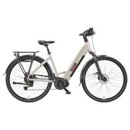 E-Bike Telefunken "Multitalent RC680" Gr. 49, grau (grau, schwarz), Elektrofahrr&auml;der, 49cm, 28 Zoll (71,12cm), Pedelec, Elektrofahrrad f&uuml;r Damen u. Herren