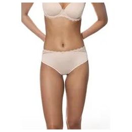 Panty Mey "Amorous", Damen, Gr. 40, beige (bailey), Spitze, Obermaterial: 87% Polyamid, 13% Elasthan, k&ouml;rpernah, Unterhosen Panty, Taillensitz, Spitze, kleine Zierschleife vorn