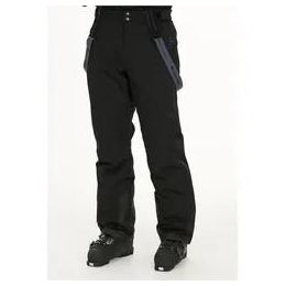 Skihose WHISTLER "Gippslang", Herren, Gr. 3XL, US-Gr&ouml;&szlig;en, schwarz, 94% Polyester, 6% Elasthan, mehrfarbig, lang, Hosen Skihose, mit wasserdichter 3-Lagen-Membran