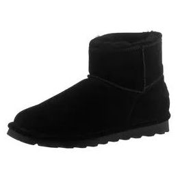 Winterboots Bearpaw "Alyssa", Damen, Gr. 40, schwarz, Veloursleder, Schuhe Winterboots, Schlupfstiefel mit wasserabweisender NeverWet Impr&auml;gnierung
