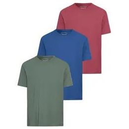 MAN'S WORLD T-Shirt MAN'S WORLD "neue Farben", Herren, Gr. 40/42 (XS), gr&uuml;n, blau, dk, rot, Single Jersey, Obermaterial: 100% Baumwolle, unifarben, Basic, normal, Rundhals, normaler Saum, Shirts T-Shirt, Kurzarm, unifarben, Rundhals, aus Baumwolle, Topseller