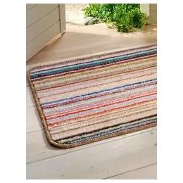 WITT Fu&szlig;matte Gr. 1, bunt (bunt, gestreift), B:60cm H:1mm L:80cm, Kunstfaser, Polyester, Teppiche, Fu&szlig;matte