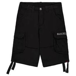 Shorts Alpha Industries "Jet Short", Herren, Gr. 31, Normalgr&ouml;&szlig;en, schwarz, Obermaterial: 100% Baumwolle, Hosen Shorts