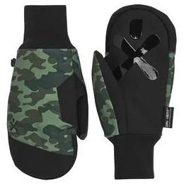 F&auml;ustlinge BULA, Herren, Gr. M, gr&uuml;n, 100% Polyester, Handschuhe F&auml;ustlinge, mit tollem Military-Muster