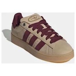 Sneaker Adidas ORIGINALS "CAMPUS 00S", Herren, Gr. 38,5, stone khaki, maroon, gum 3, Leder, Schuhe Sneaker