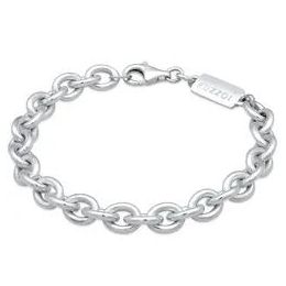 Armband Kuzzoi "Herren Rundanker Massiv 925 Silber" Gr. 23, silber, Armb&auml;nder, Herren, 23cm, ohne Stein, Silber 925 (Sterlingsilber), Armband