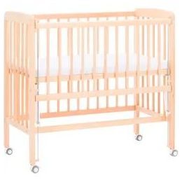 Beistellbett fillikid "Nino", Baby, Gr. Liegefl&auml;che B/L: 45cm x 90cm, kein H&auml;rtegrad, beige (natur), Massivholz, Babybetten, inkl. Matratze; Made in Europe