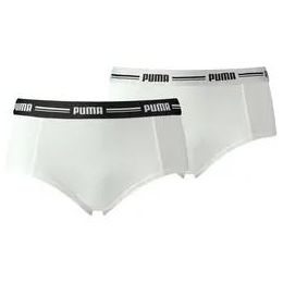 Panty Puma "Panty 2er Pack", Damen, Gr. L, wei&szlig;, Obermaterial: 57% Baumwolle CO. 38% Modal CMD. 5% Elasthan EL., Unterhosen Panty
