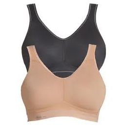 Sport-BH Anita "Sport BH light & firm", Damen, Gr. 90, Cup A, bunt (schwarz beige), Obermaterial: 80% Polyamid PA. 20% Elasthan EL., BHs Sport-BH