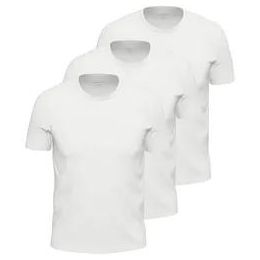 Unterhemd Ammann "3er Pack Shirt 1/2 Arm Day Modern / Micro Modal", Herren, Gr. M, N-Gr, wei&szlig;, Single Jersey, Obermaterial: 93% Modal CMD. 7% Elasthan EL., Unterhemden Unterhemd