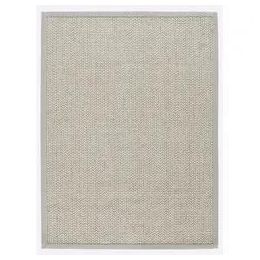 Teppich Heine HOME Gr. 6, beige (natur), B:200cm H:10mm L:300cm, Sisal, Wolle, Teppiche, Teppich