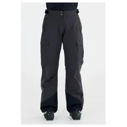 Skihose SLOPE "Bandone", Damen, Gr. XS, US-Gr&ouml;&szlig;en, grau (anthrazit), 100% Polyester, unifarben, lang, Hosen Skihose, mit wasserabweisender Membran