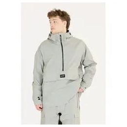Skijacke SLOPE "Ruki", Herren, Gr. XS, grau (hellgrau), 100% Polyester, unifarben, normal, ohne Ausschnitt, Jacken Skijacke, Im wetterfesten Anorak-Design