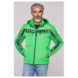 Outdoorjacke CAMP DAVID, Herren, Gr. S, gr&uuml;n, Web, Material Oberstoff: 100% Polyester, Futter Rumpf: 100% Polyamid, Futter &Auml;rmel: 100% Polyester, F&uuml;llung: 100% Polyester, bedruckt, bestickt, regular fit normal, eingesetzt gerader Abschluss, Jacken Outdoorjacke, mit Brusttaschen