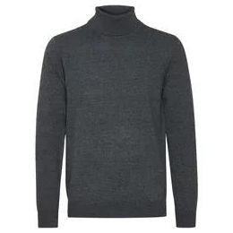 Rollkragenpullover Blend "Rollkragenpullover BHCarsten", Herren, Gr. XL, grau (charcoal mix), Obermaterial: 100% Polyester PES., Pullover Rollkragenpullover