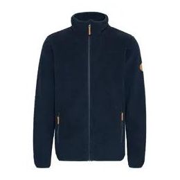 Fleecejacke North Bend "Fleecejacke NBSteve M", Herren, Gr. M, blau (navy blazer), Obermaterial: 100% Polyester PES., unifarben, regular fit normal, Jacken Fleecejacke