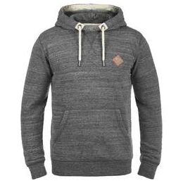 !Solid Kapuzenpullover SOLID "Hoodie SDKevin", Herren, Gr. S, grau (grau mel), Web, Obermaterial: 93% Baumwolle CO. 7% Polyester PES., Pullover Kapuzenpullover