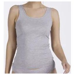 Achselhemd Nina von C. "Light & Easy", Damen, Gr. 38, N-Gr, silber (silber melange), Obermaterial: 95% Modal, 5% Elasthan, bequem, Rundhals, Unterhemden, mit breiten Tr&auml;gern, atmungsaktiv, bequem, Rundhalsausschnitt
