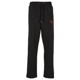 Jogginghose Rocawear "Rocawear Jogginghosen Sirene", Herren, Gr. XXL, US-Gr&ouml;&szlig;en, jet schwarz, 100% Baumwolle, unifarben, normal, Hosen Jogginghose