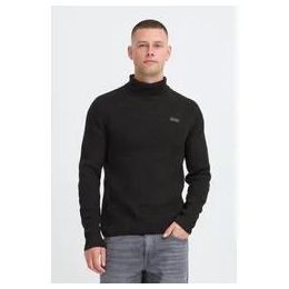 Rollkragenpullover Blend "BHPatta", Herren, Gr. 3XL, charcoal mix, Grobstrick, 100% Polyacryl, unifarben, normal normal, ohne Ausschnitt, Pullover Rollkragenpullover, Stilvoller Basic Strickpullover mit Rollkragen