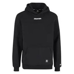 Kapuzenpullover STARTER Black Label "Starter Black Label Starter Small Logo Essential Hoodie", Herren, Gr. S, schwarz, 70% Baumwolle, 30% Polyester, mehrfarbig, normal, ohne Ausschnitt, Pullover Kapuzenpullover