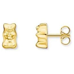 Paar Ohrstecker Thomas Sabo "Thomas Sabo x HARIBO: Ohrstecker", gold (gelbgoldfarben), Ohrringe, Damen, Silber 925 (recycelt)