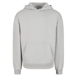Kapuzensweatshirt Urban Classics "Urban Classics Fluffy Hoody", Herren, Gr. 5XL, lightasphalt, 70% Baumwolle, 30% Polyester, unifarben, Sweatshirts