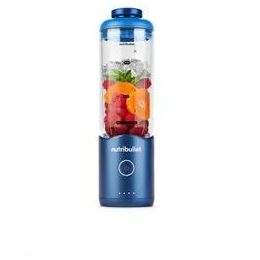 NUTRIBULLET Smoothie-Maker "NB Flex Portable NBP013BL", blau, B:8,2cm H:39cm T:8,2cm, Zerkleinerer