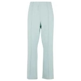 Jogginghose Karl Kani "Karl Kani Kani Sidestripe Trackpants", Herren, Gr. S, US-Gr&ouml;&szlig;en, lightaqua, sanftes wei&szlig;, 55% Polyester, 39% Baumwolle (Bio), 6% Elasthan, unifarben, loose fit, Hosen Jogginghose