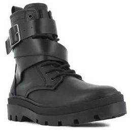 Schn&uuml;rboots Palladium "PALLAGRADE RANGER L", Damen, Gr. 39, schwarz, Leder, Schuhe Schn&uuml;rboots, Schn&uuml;rstiefel, Schn&uuml;rstiefelette mit Rei&szlig;verschluss
