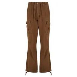 Cargohose 2Y STUDIOS "2Y Studios Lunas 2-Pocket Cargo Pants", Herren, Gr. 30, Normalgr&ouml;&szlig;en, braun, 100% Baumwolle, unifarben, normal, Hosen Cargohose