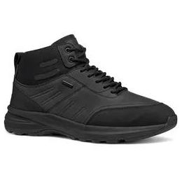 Winterboots Geox "U SENALES B ABX", Herren, Gr. 41, schwarz, Synthetik, Textil, unifarben, Schuhe Winterboots, Schn&uuml;rboots, Outdoorboots mit TEX-Membran