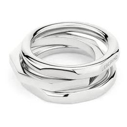 Ring-Set Liebeskind Berlin "Schmuck Geschenk Edelstahl Ring Urban Chic" Gr. 56, silber (silberfarben), Fingerringe, Damen, 56, Edelstahl, 3mm