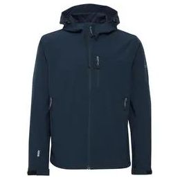 Softshelljacke North Bend "Softshelljacke NBRody M W-PRO 8.000 mit wasserdichter Beschichtung", Herren, Gr. S, blau (navy blazer), Obermaterial: 100% Polyester PES., unifarben, Jacken Softshelljacke