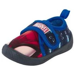 Hausschuh Disney "SPIDERMAN", Kinder, Gr. 23, navy, Textil, Schuhe Hausschuh, super weiche, flexible Sohle