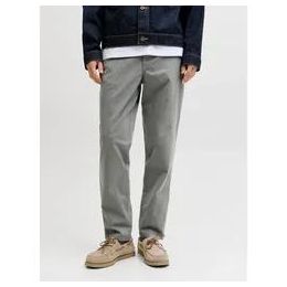 Jack & Jones Chinohose JACK & JONES "JPSTOLLIE VANCE CHINO NOOS", Herren, Gr. 33, L&auml;nge 32, sedona sage, Web, Obermaterial: 97% Baumwolle, 3% Elasthan, unifarben, Hosen Chinohose
