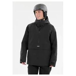 Skijacke SLOPE "Ruki", Herren, Gr. M, schwarz, 100% Polyester, unifarben, normal, ohne Ausschnitt, Jacken Skijacke, Im wetterfesten Anorak-Design