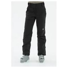 Skihose WHISTLER "Takoda", Damen, Gr. 38, EURO-Gr&ouml;&szlig;en, schwarz, 100% Polyester, mehrfarbig, lang, Hosen Skihose, in atmungsaktiver Qualit&auml;t