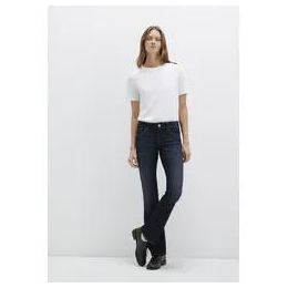 Bootcut-Jeans Mavi "BELLA MID-RISE", Damen, Gr. 30, L&auml;nge 28, rinse miami str, 77% Baumwolle, 23% Polyester, normal normal, Jeans, Bootcut Jeans