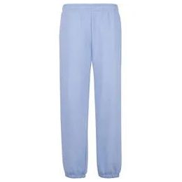 Jogginghose Urban Classics "Urban Classics Fluffy Sweatpants", Herren, Gr. L, US-Gr&ouml;&szlig;en, powderblau, 70% Baumwolle, 30% Polyester, unifarben, loose fit, Hosen Jogginghose