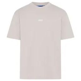 HUGO BOSS T-Shirt HUGO BLUE "Nalono", Herren, Gr. XXL, light, pastel lila535, Single Jersey, Obermaterial: 100% Baumwolle, Rundhals, eingesetzt normaler Saum, Shirts T-Shirt, mit Logodruck, Oversized Look mit Backprint