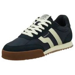 Sneaker Gant "Baylle", Herren, Gr. 45, marine, Nylon, Veloursleder, kontrastfarbene Details, Schuhe Sneaker, Retro Sneaker, Schn&uuml;rschuh mit modischer Gummilaufsohle