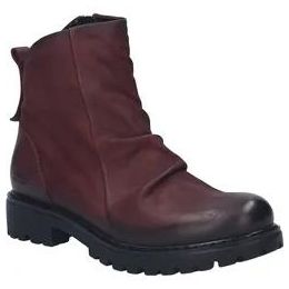 Stiefelette Josef Seibel "Melinda 33, bordeaux", Damen, Gr. 38, rot (bordeaux), Obermaterial: 100% Rindsleder Leather cow., Schuhe Stiefelette