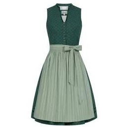 N&uuml;bler Dirndl N&Uuml;BLER "Dirndl Midi Frieda", Damen, Gr. 34, EURO, gr&uuml;n, Obermaterial: 100% Baumwolle CO., Kleider