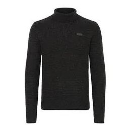 Rollkragenpullover Blend "Rollkragenpullover BHMPatta", Herren, Gr. XL, grau (charcoal mix), Obermaterial: 100% Polyacryl PAN., Pullover Rollkragenpullover