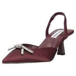 Slingpumps Steve Madden "Steve Madden Pumps Textil", Damen, Gr. 38, weinrot, Textil, Schuhe Slingpumps
