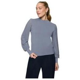Strickpullover Zero "Damen mit hohem Kragen", Damen, Gr. 34, flint stone, Strick, Obermaterial: 72% Viskose, 28% Polyester; Besatz: 63% Polyacryl, 37% Polyamid; Futter: 63% Polyacryl, 37% Polyamid; F&uuml;llung: 63% Polyacryl, 37% Polyamid; &Auml;rmelfutter: 63% Polyacryl, 37% Polyamid, unifarben, figurumspielend normal, weit B&uuml;ndchen krempelbar, Pullover Strickpullover, Plain/ohne Details